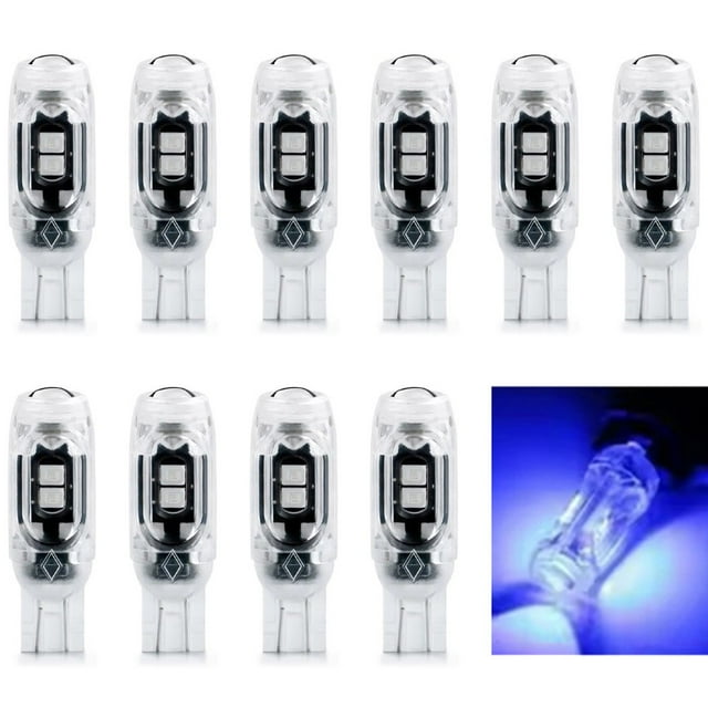 Car Accessories 10Pcs T10 3030 5Smd Led 5W5 Non-Polar Decoding Width ...