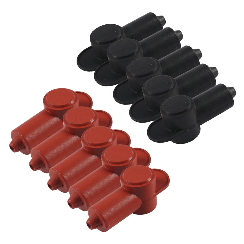 Car Accessories 10Pcs Terminal Covers Car Battery Pile Head Protective ...
