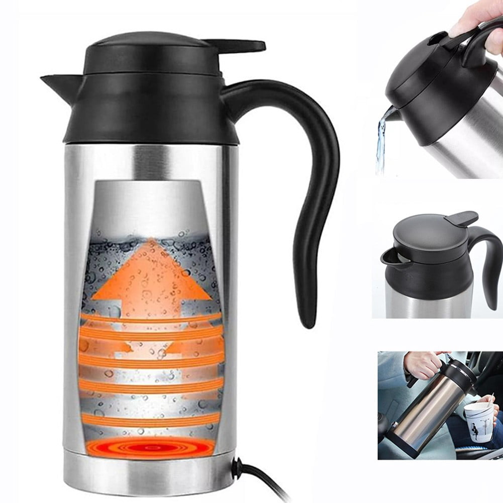 Car Accessories 750Ml 12V Portable Car Water Kettle Heater Warmer ...