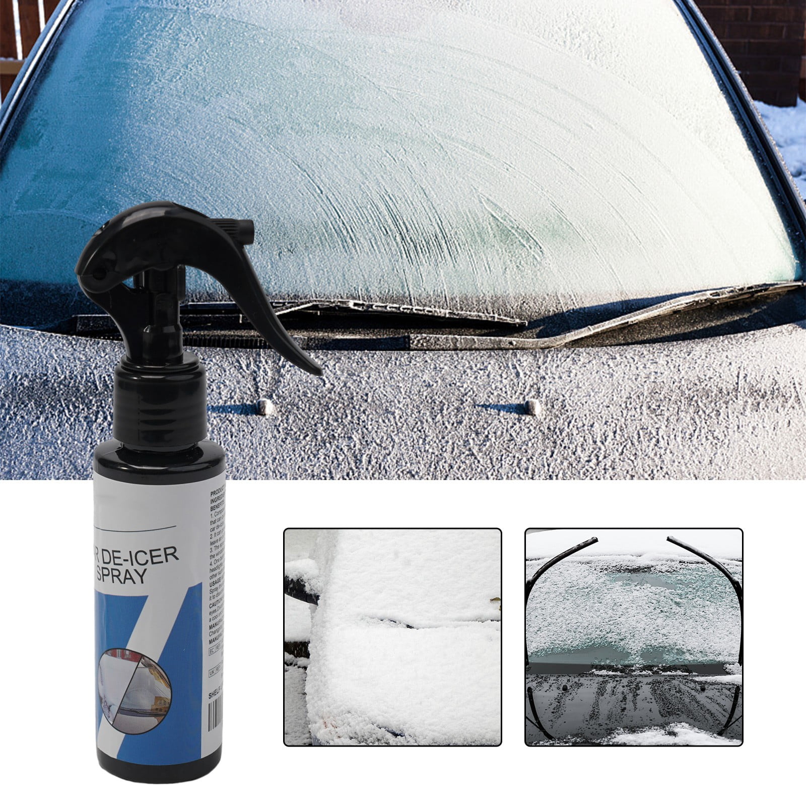 Car Accessories Car Windshield Deicer Ice Remover Agent Defroster Deicing Melting Spray A3525 ...