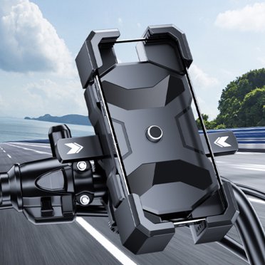 HOMEYA Adjustable Motorcycle Phone Mount, Bike Phone Mount Clamp with ...