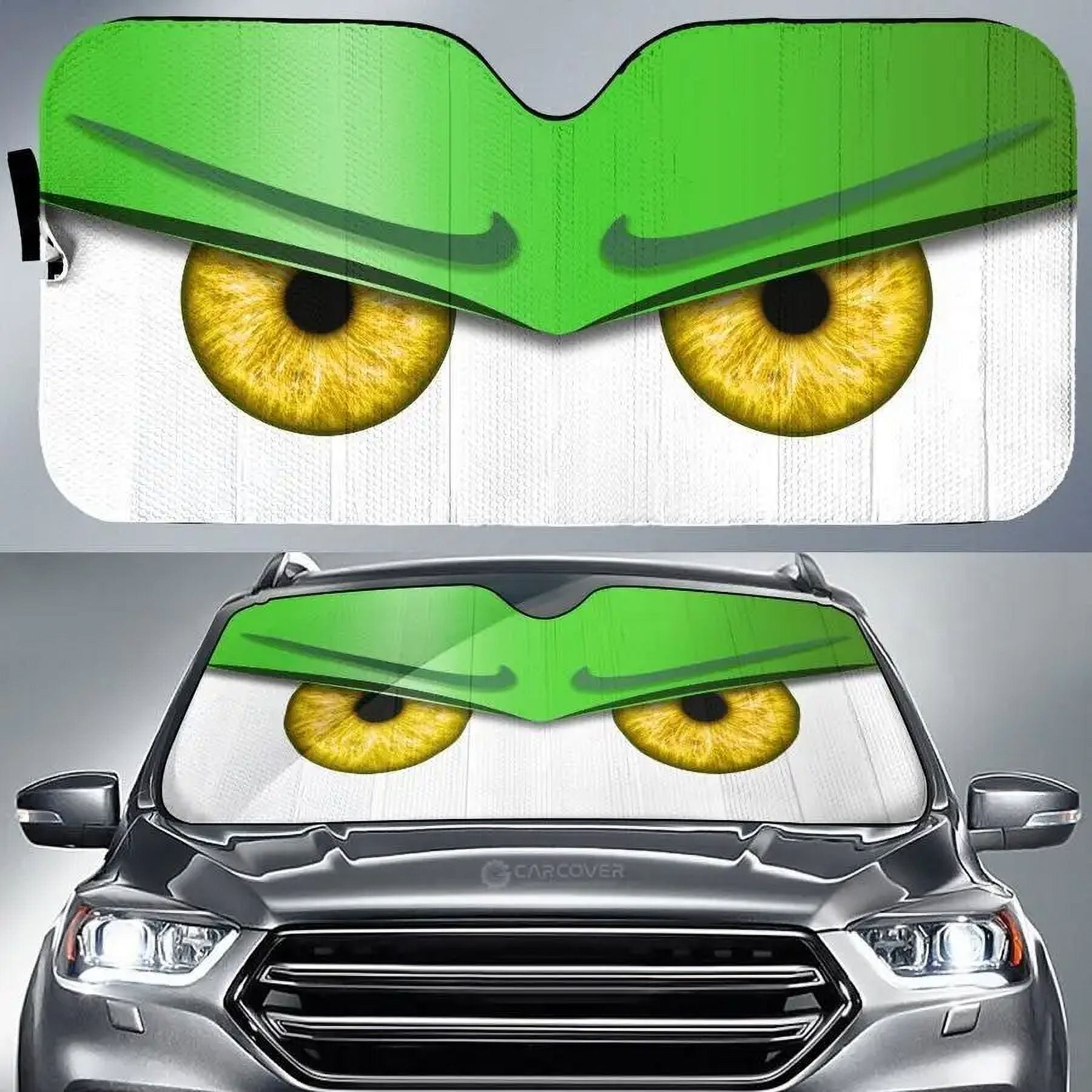 Car Accessories Dragon Evil Eyes Print Sunshades Reflector Anti UV ...