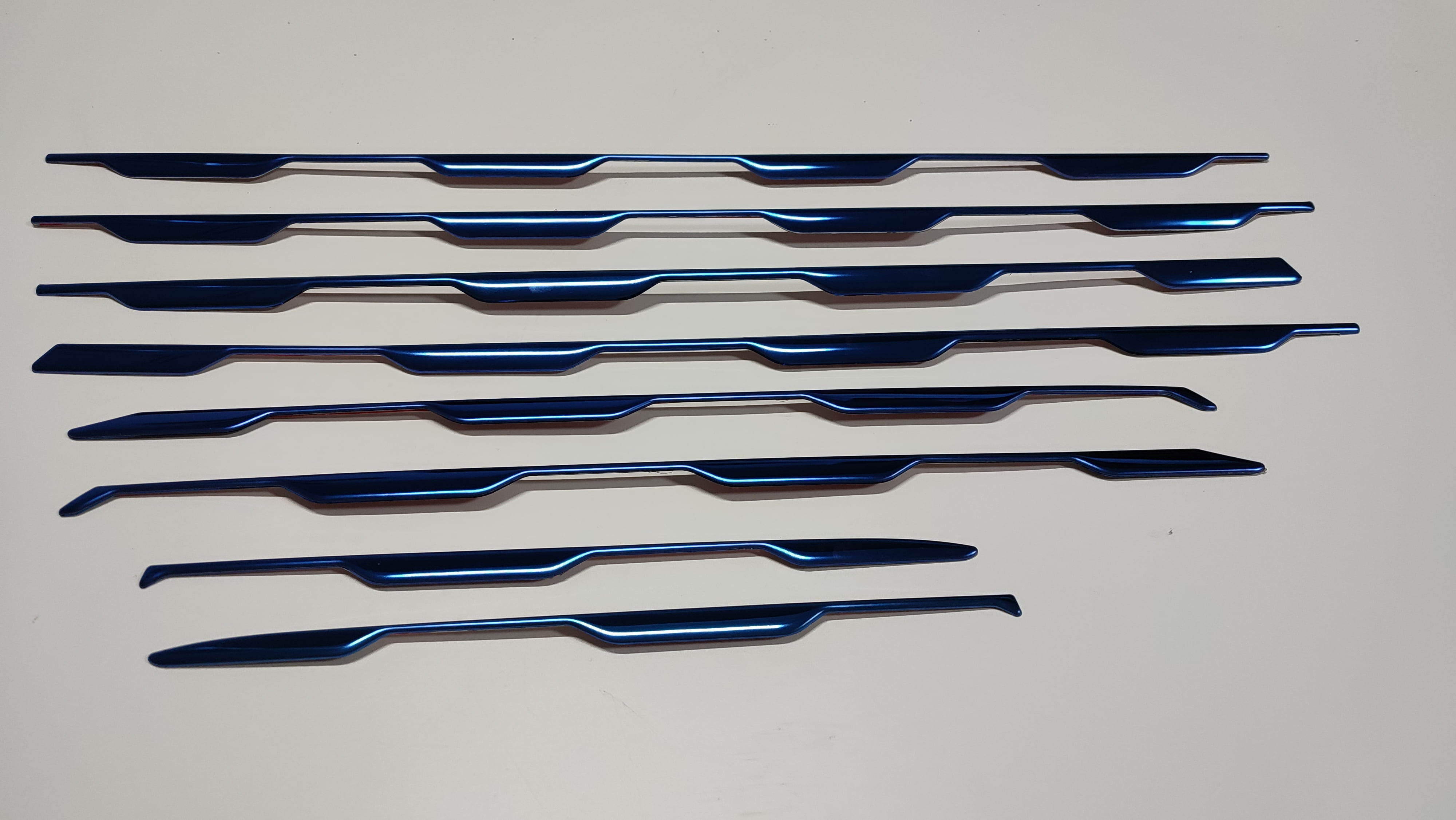 Car Accessories For Toyota Rav4 2019-2024 Front Grill Trims Blue Auto ...