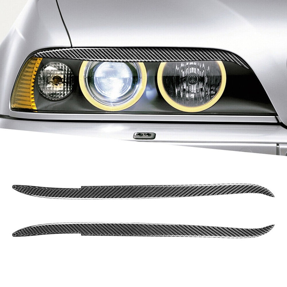 Car Accessories Headlight Eyelid Eyebrow Cover 1997-2003 2pcs 480 X 25mm Abrasion Resistant Anti ...
