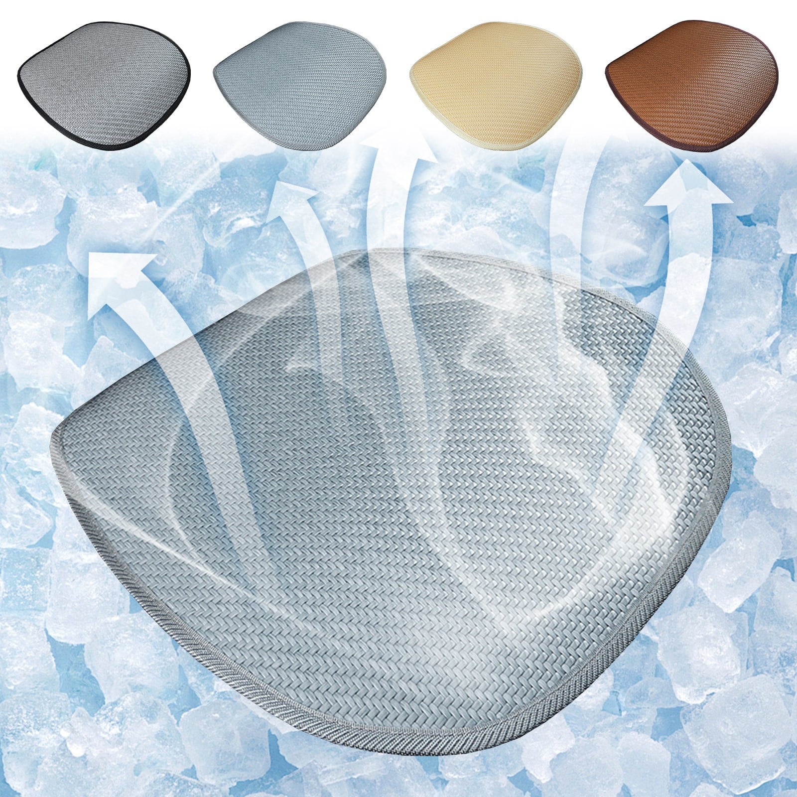 Car Accessories for Men Car Cushion Summer Cool Cushion Ice Rattan ...