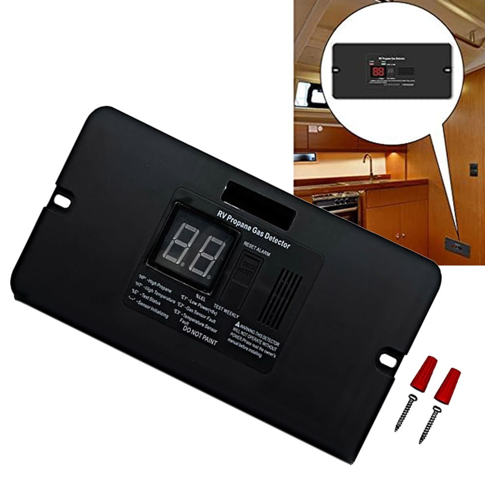Car Accessories Rv Propane Gas Detector with 85Db Alarm and Digital ...