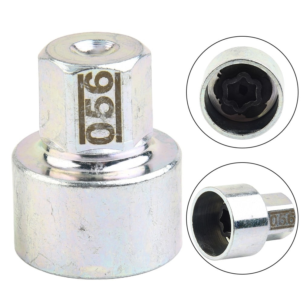 Car Accessories Tire Wheel Lock Anti Theft Screw Bolt 56 Key Socket for ...