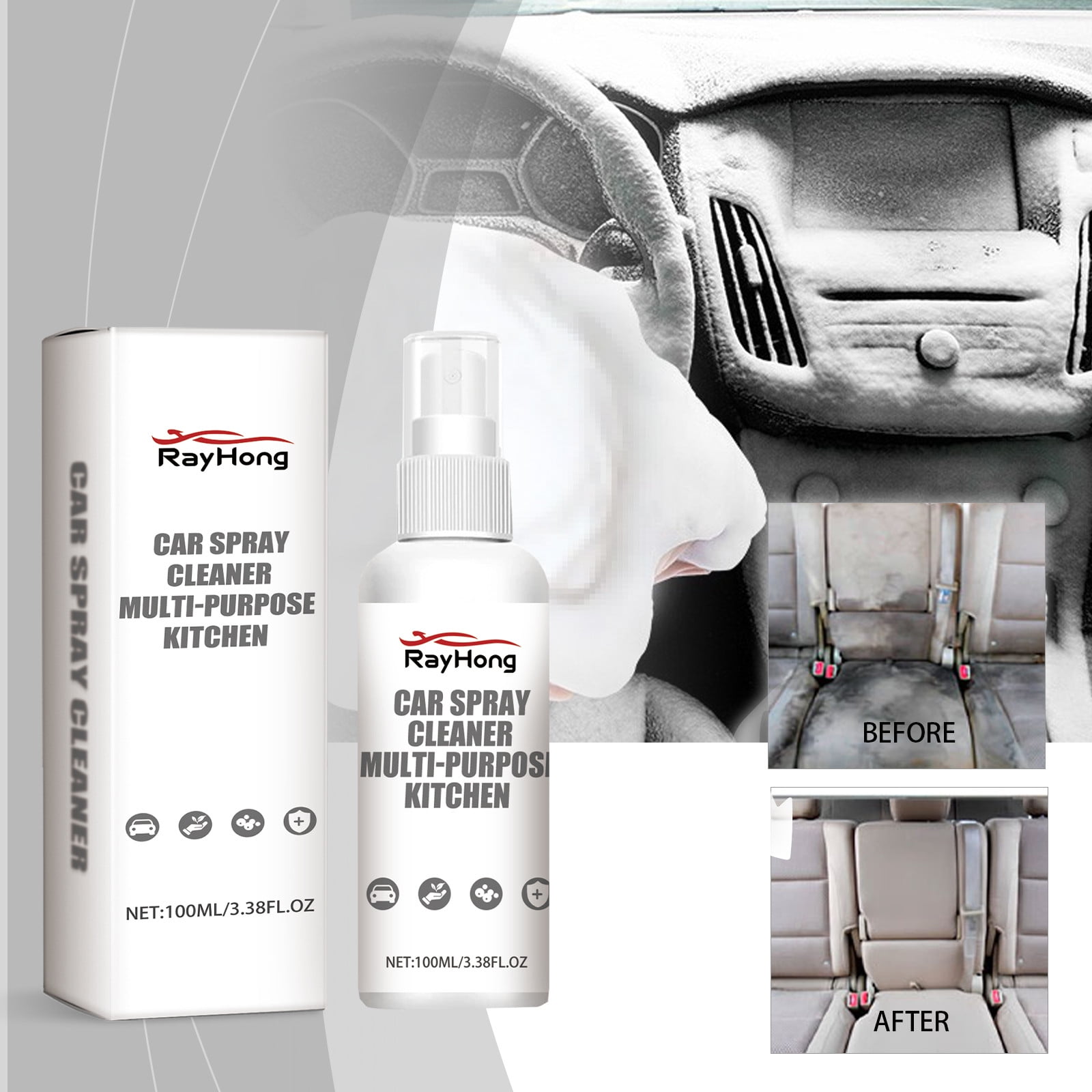 Car Accessories Vmvidoty Multifunctional Foam Cleaner Cleaner Car ...