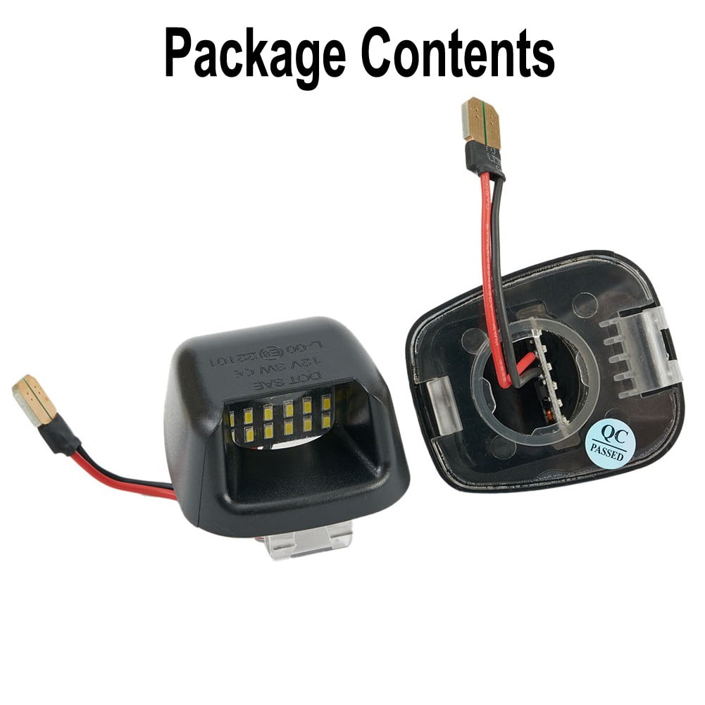 Car Accessories for Nissan D40 Frontier Armada Xterra for Suzuki Equator License Plate Light C ...