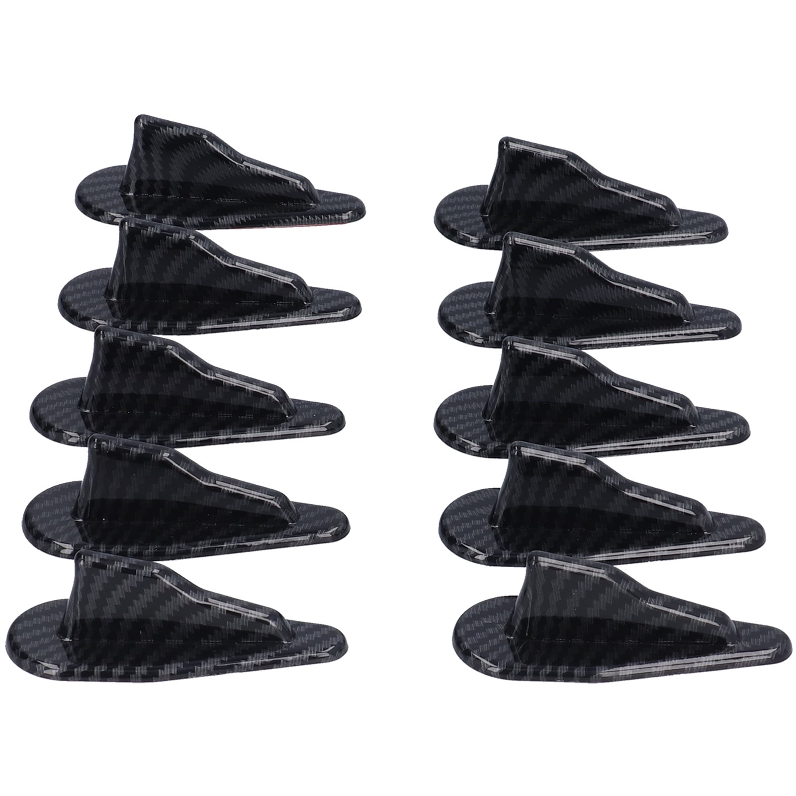 Car Accessory 10PCS Fin Kit Spoiler Wing Set With Carbon Fiber Color ...