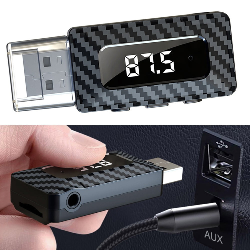 Car Adapter FM Receiver Transmitter USB Power Wireless Driver For ...
