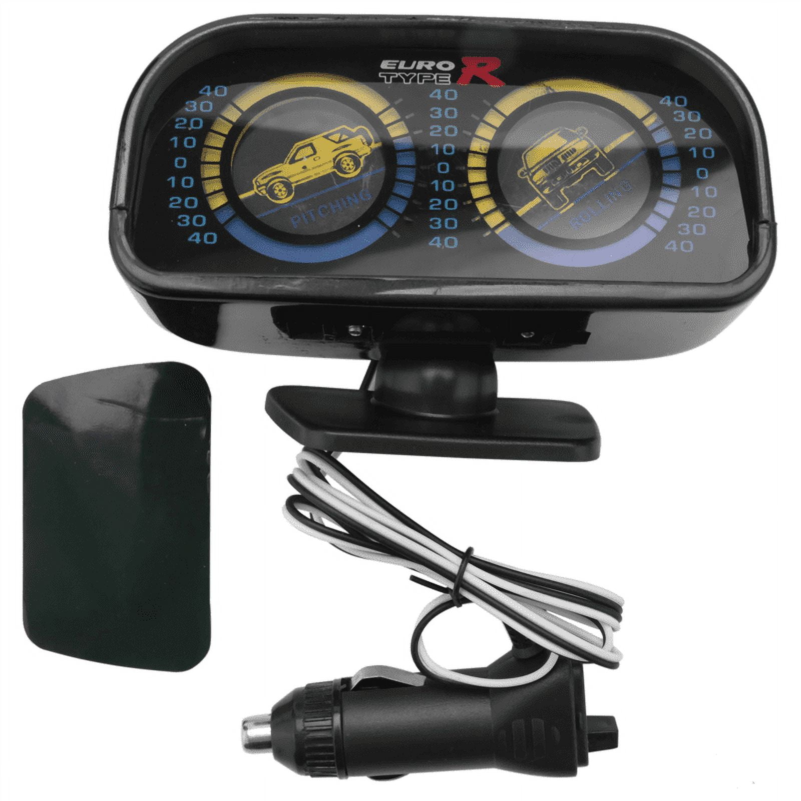 Car Adjustable Compass Balancer Slope Meter Tachometer - Walmart.com