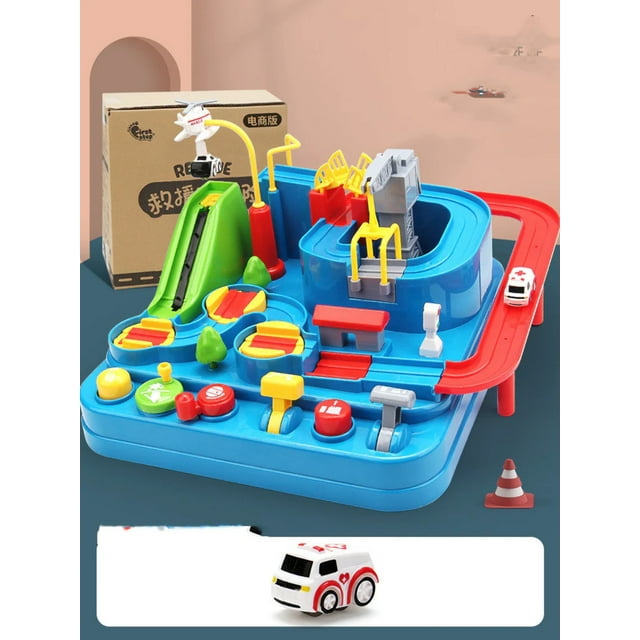 Car Adventure Adventure Toys Children Toy Girls Car Park 3 Train 4 Car ...