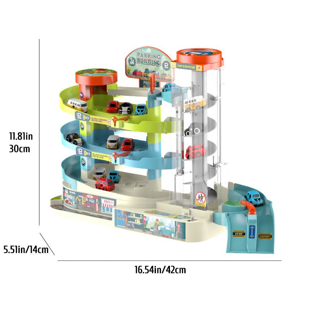 Car Adventure Toy for Kids Electric Rail Car Ramp Toys Car Race Track ...