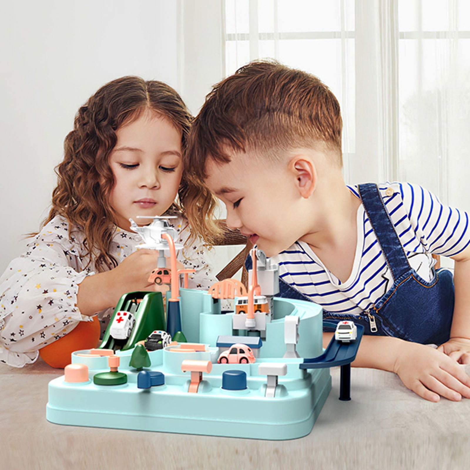 Car Adventure Toys Race Track for Toddlers Toy Vehicle Playsets & Race ...