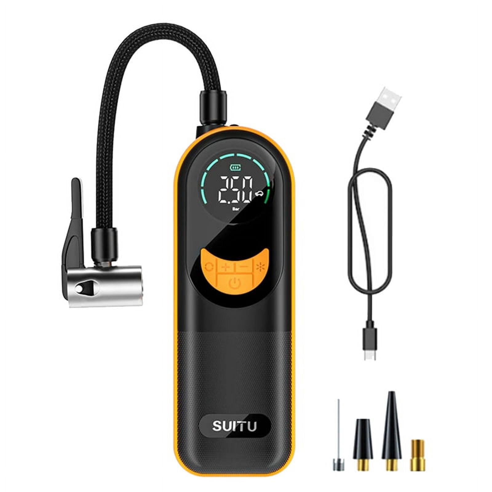 Car Air Compressor Portable Electric Tyre Inflator Pump 150PSI Wireless ...