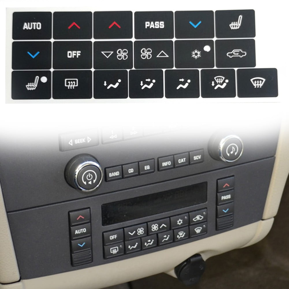 Car Air Conditioner Button Repair Sticker For Buick Lacrosse 05-09 ...