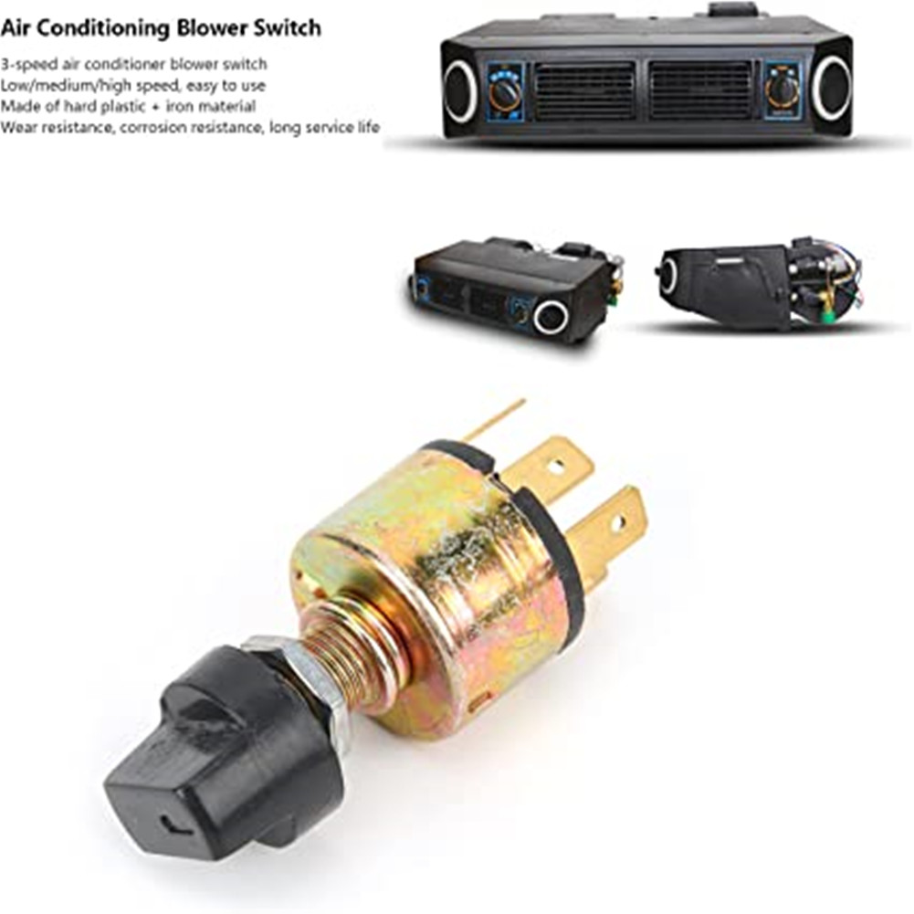 Car Air Conditioning Fan Switch Control Knob, Universal Type, AC Fan ...
