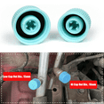 Car Air Conditioning Replacement Valve Caps,High and Low Pressure ...