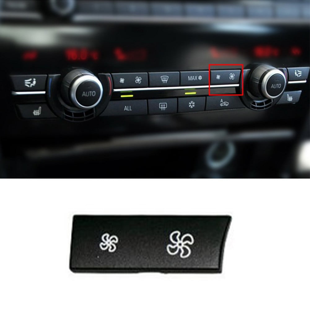 Car Air Conditioning Switch Wind Volume Fan Button Cap Cover for BMW ...