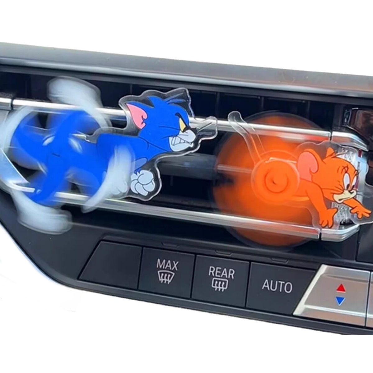 Car Air Conditioning Vent Spinner, Jerry Car Acrylic Vent Spinner, Cat ...