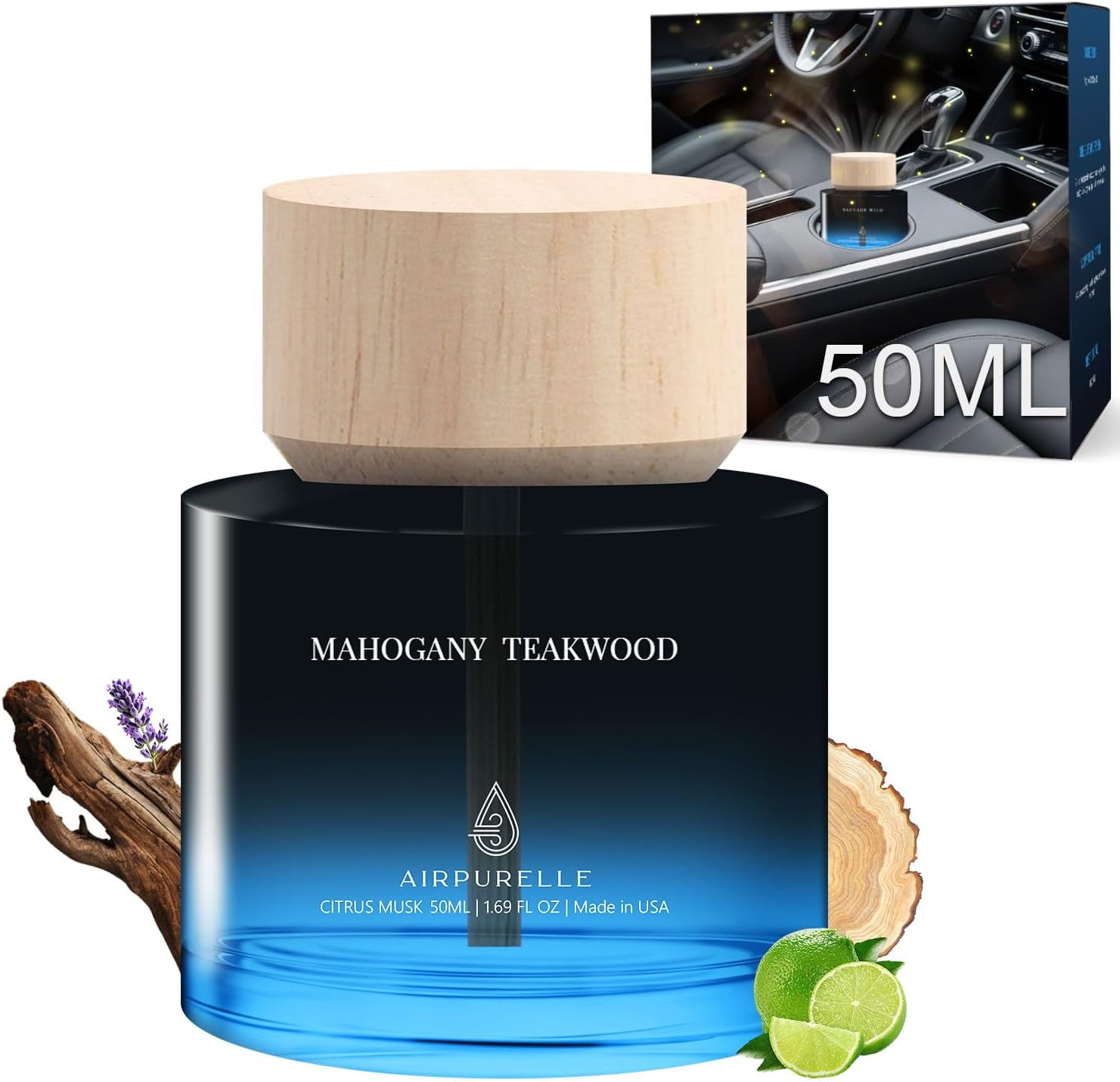 Car Air Freshener 50ML (1.7 FL OZ) Fresheners Perfume - Mahogany ...