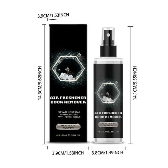 Car Air Freshener Spray 100ml, Long-Lasting Odor Eliminator Vehicle ...