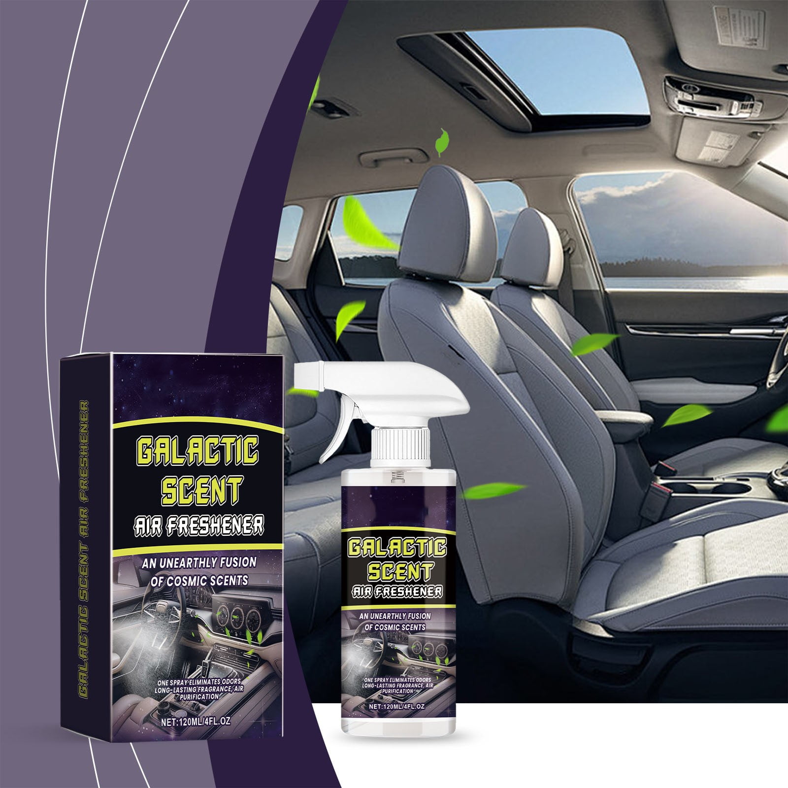 Car Air Freshener Spray | 120ml Deodorizer & Air Purifier for Cars | Banksias Rose Berry Musk ...