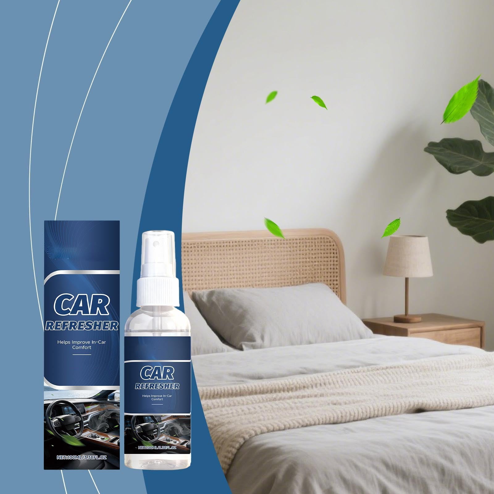 Car Air Freshener Spray, Long Lasting Odor Eliminator and Car Refresher ...