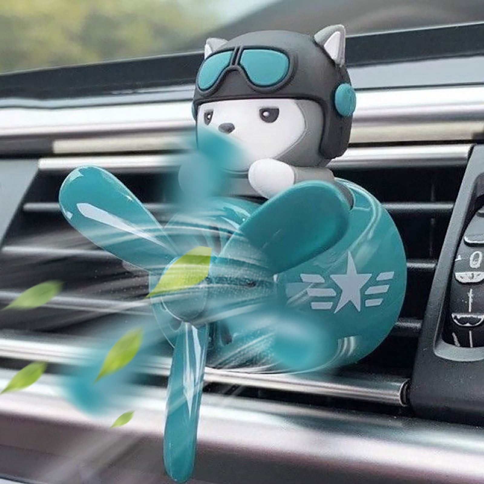 Car Air Fresheners, Cute Cartoon Dog Pilot Automotive Air Outlet ...