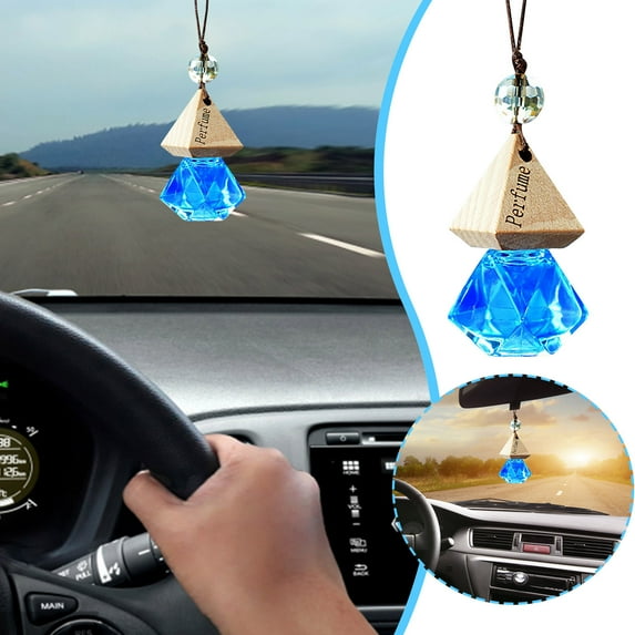Car Air Hanging Fragrance Oil Diffuser – Car Air Diffuser For Oils Aromatherapy Automobile ...