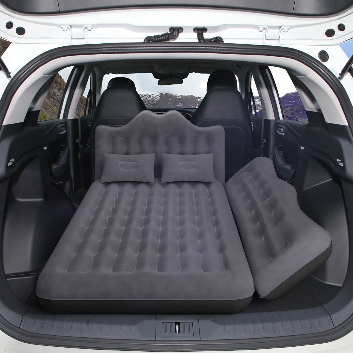 Car Air Mattress Inflatable Back Seat Air Beds Sleeping Camping Pad for ...