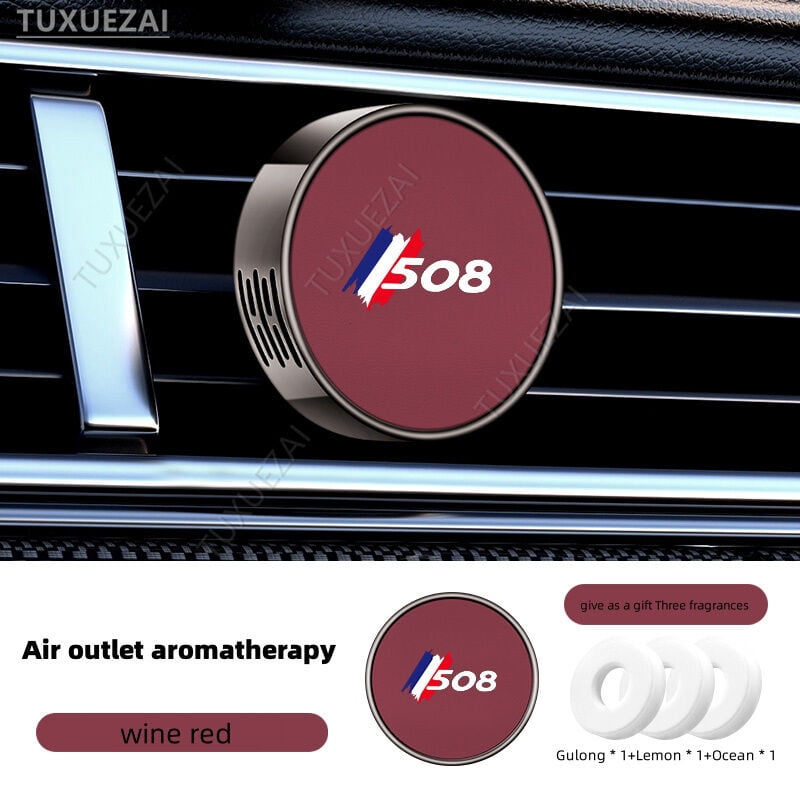 Car Air Outlet Perfume Clips For Peugeot 508 Rotundity Steel Core+PE ...