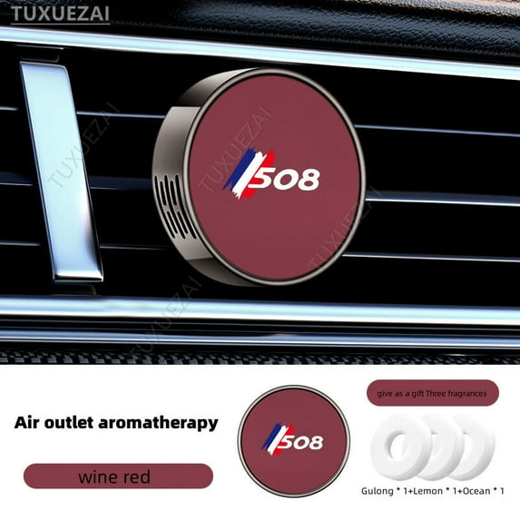 Car Air Outlet Perfume Clips For Peugeot 508 Rotundity Steel Core+PE ...