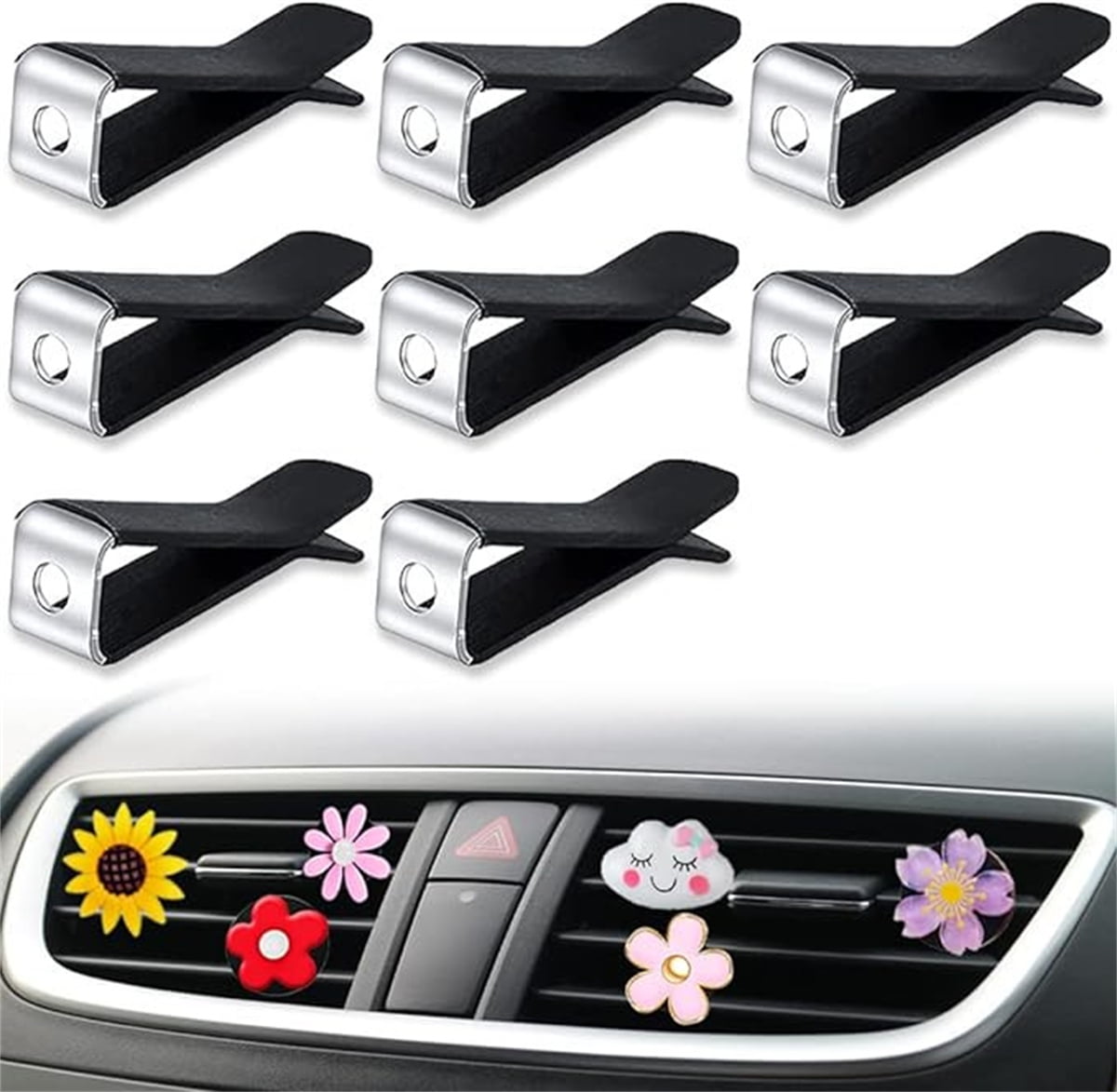Car Air Vent Clips 8 Pcs,Auto Air Conditioner Outlet Clips,Car Outlet ...