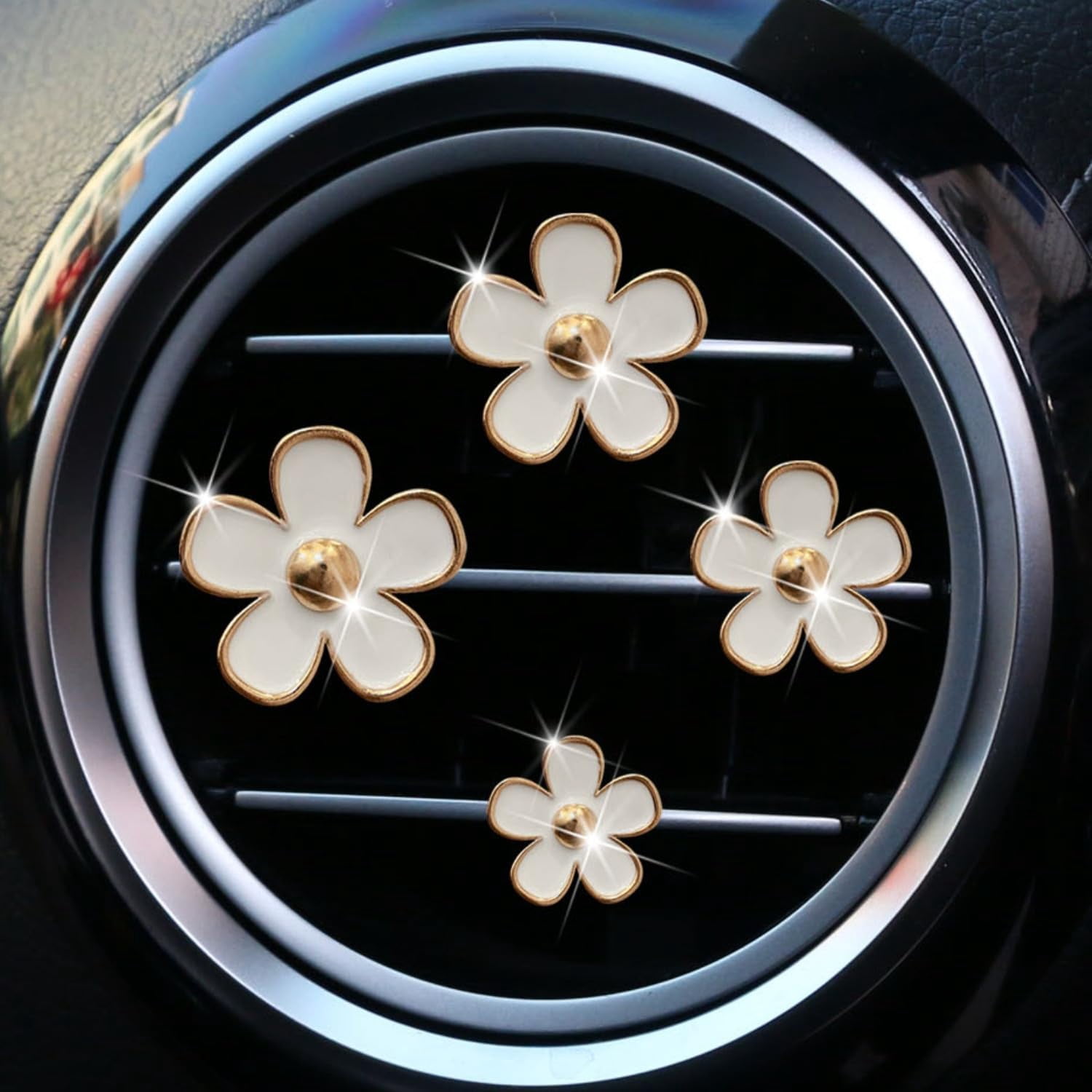 Car Air Vent Clips Colorful Daisy Flower Car Air Freshener Clip Air ...