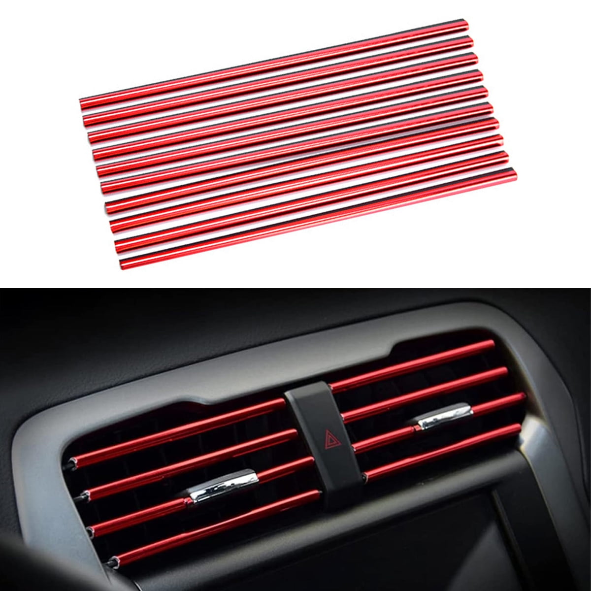 Car Air Vent Decoration Strips, Easy Installation, Universal for Most ...