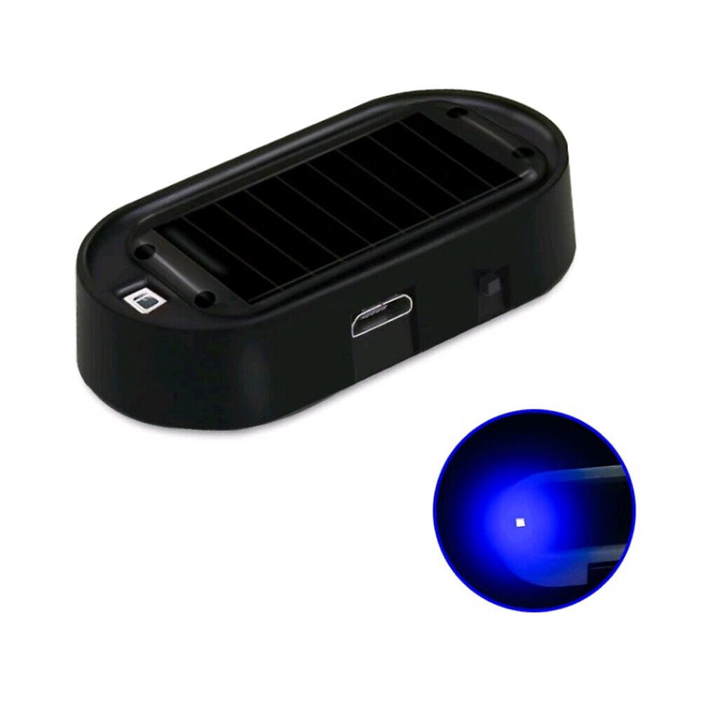 Car Alarm Warning Solar Flash LED Light Fake Security System Anti-theft ...