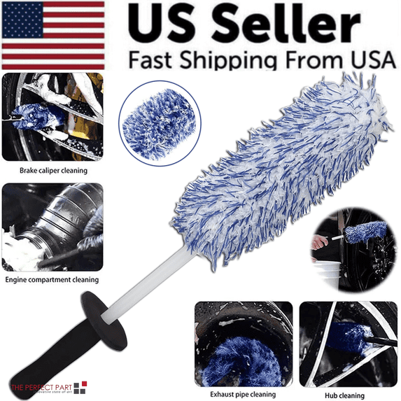 Car Alloy Wheel Cleaning Brush Tool Tire Washing Clean Soft Bristle ...