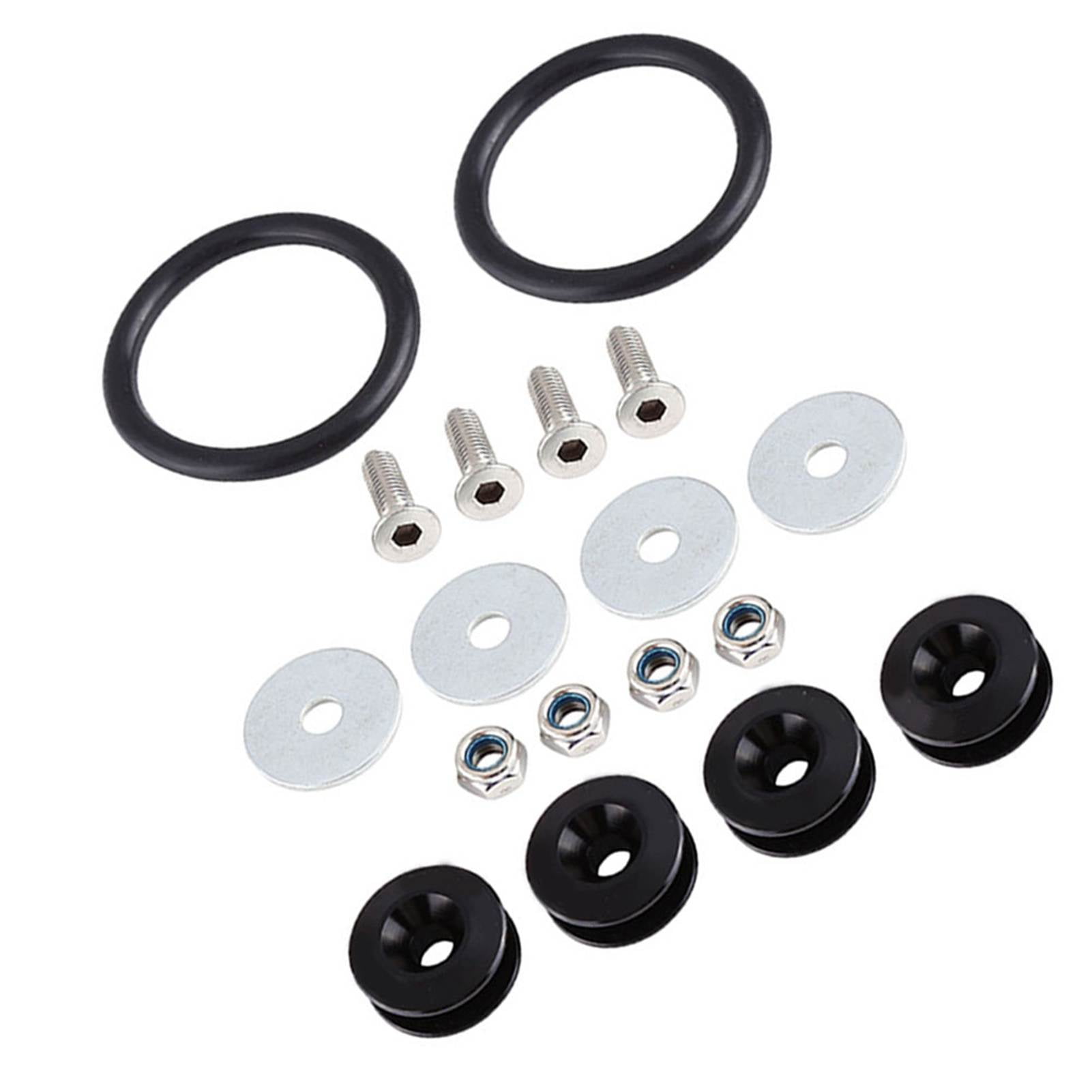 Car Aluminium Alloy Bumper Washer/Bolt Engine Bay Dress Up Kit Quick ...