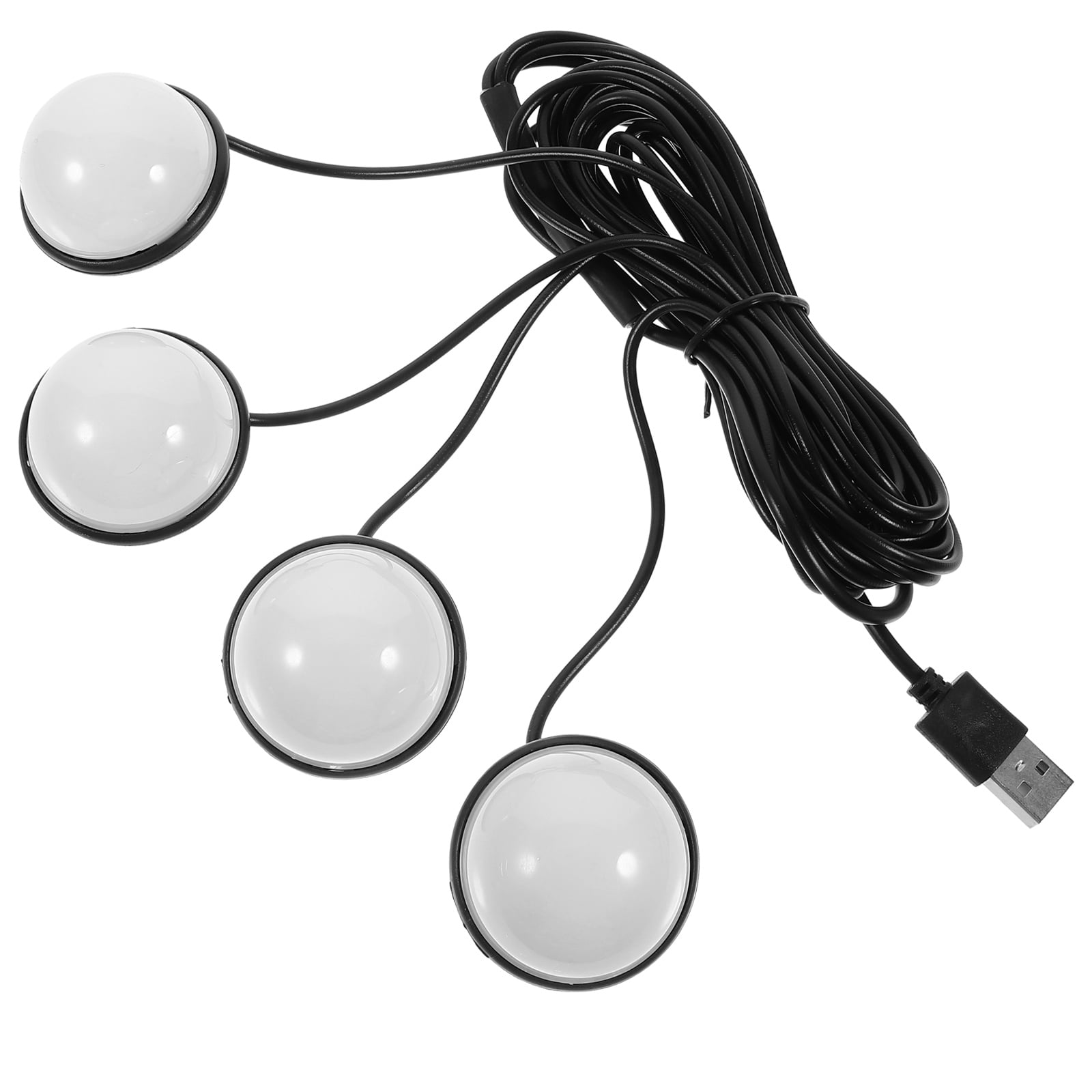 Car Ambient Light Wiring Free USB Decor Accessories Lights Automobile ...