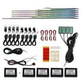 Car Ambient Lights 18 In 1 RGB Full Color Streamer Strips Universal ...