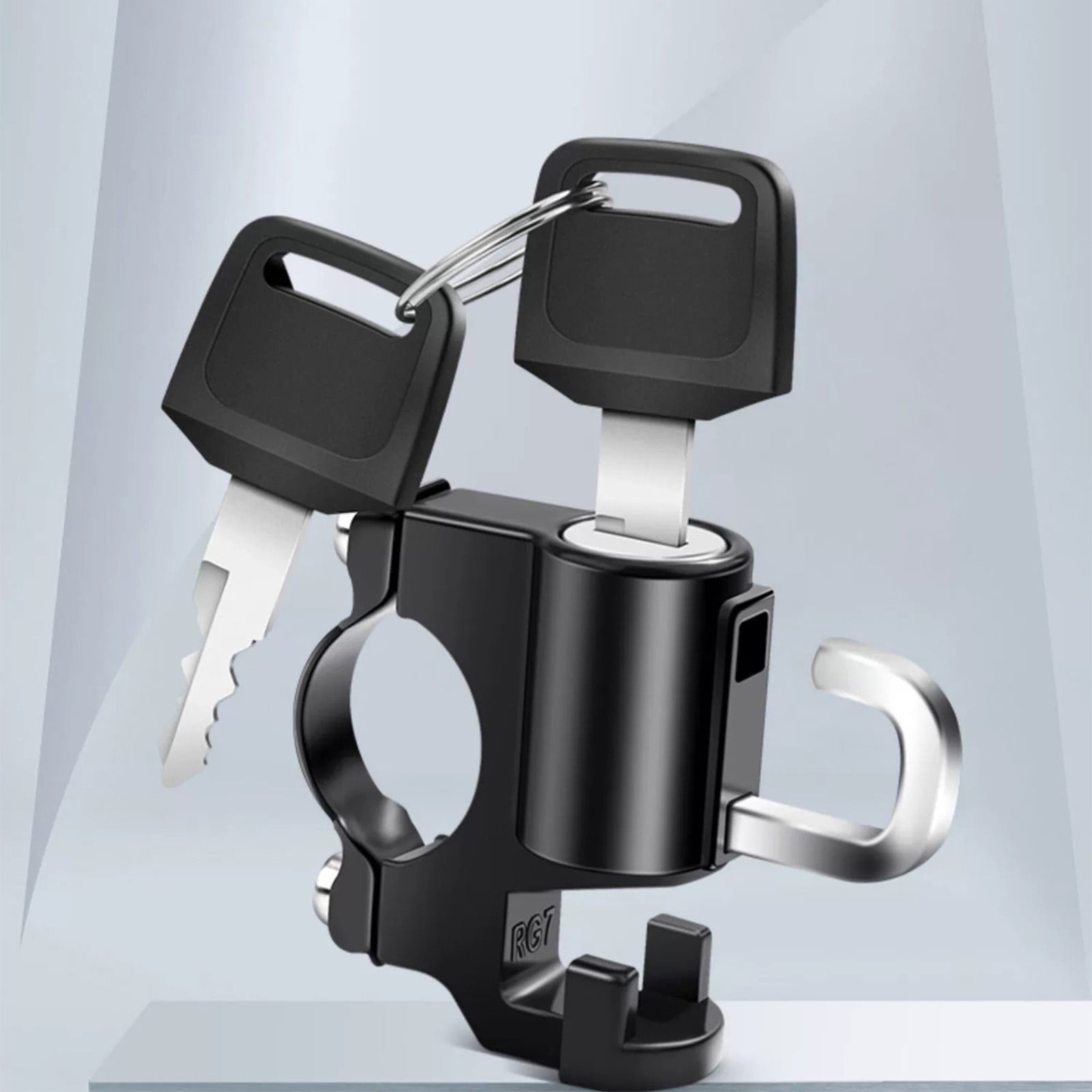 Car And Motorcycle Helmet Lock Secure Theft And Secure Stealing Fixed ...