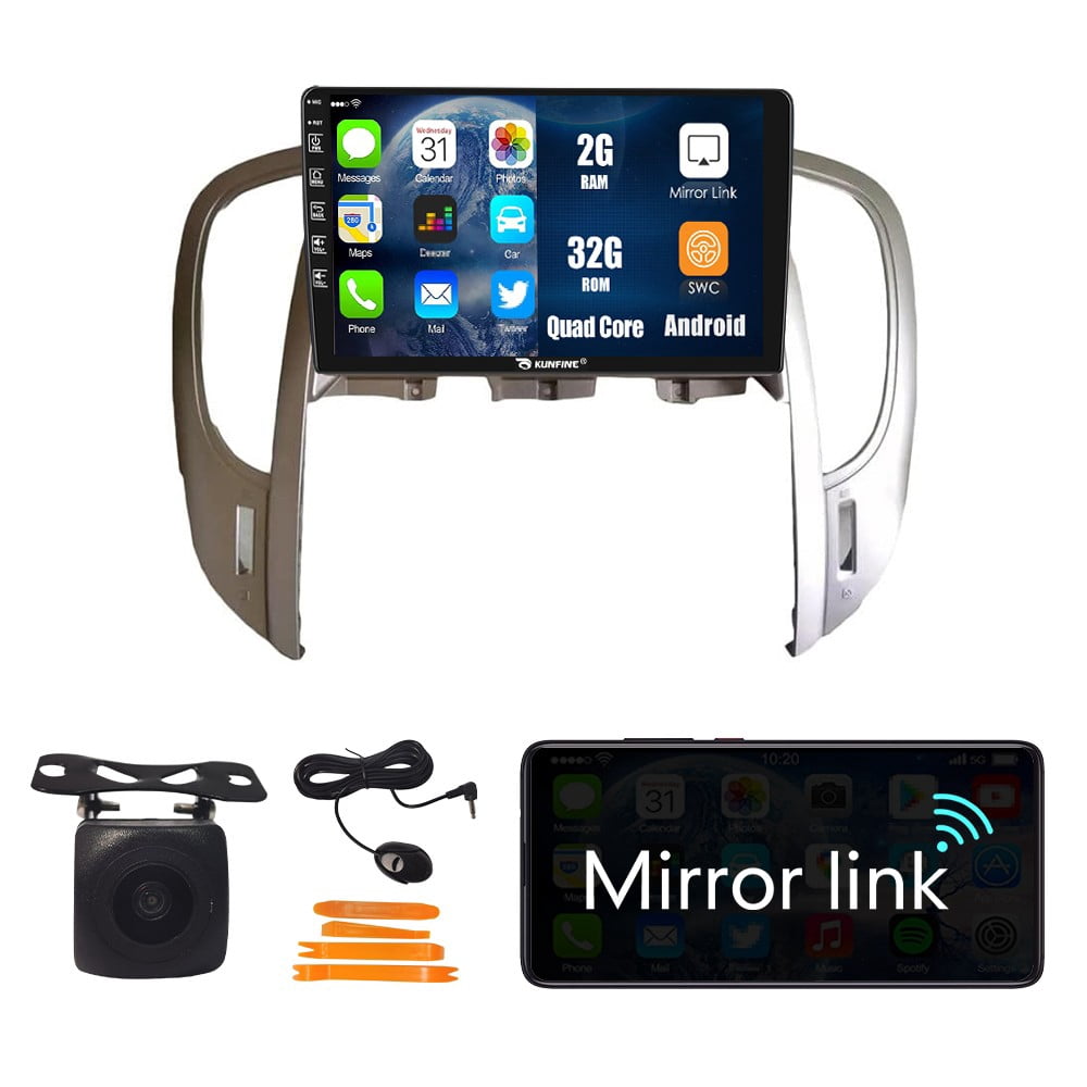 Car Android Navigation Stereo GPS Radio Reverse Camera Display 9" IPS ...
