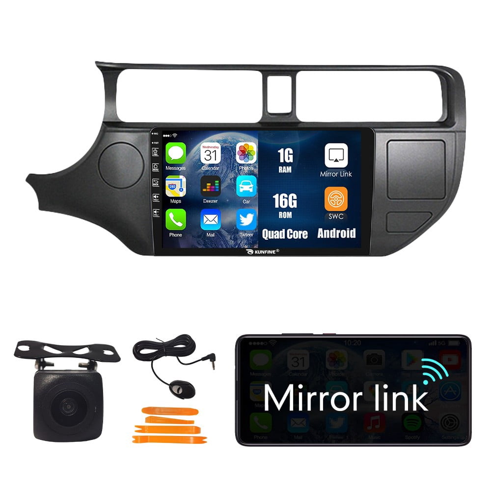 Car Android Navigation Stereo GPS Radio Reverse Camera Display 9" IPS ...