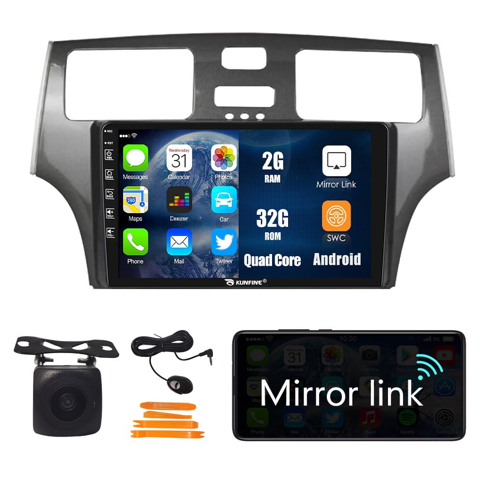 Car Android Navigation Stereo GPS Radio Reverse Camera Display 9" IPS ...