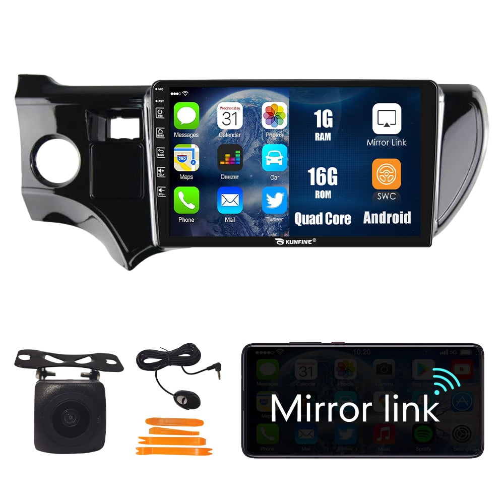 Car Android Navigation Stereo GPS Radio Reverse Camera Display 9" IPS ...