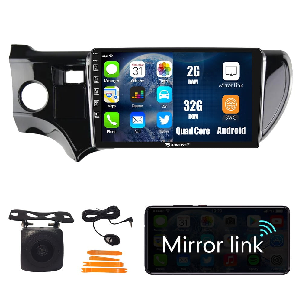 Car Android Navigation Stereo GPS Radio Reverse Camera Display 9" IPS ...