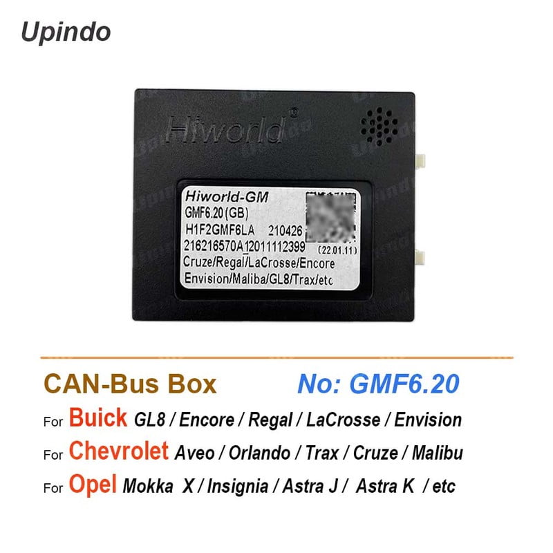 Car Android Radio CAN Bus Decoder Adapter for Buick Regal Lacrosse GL8 ...