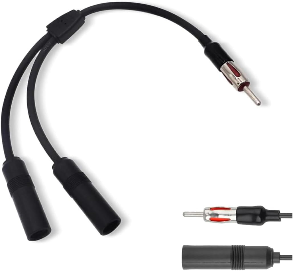 Car Antenna Adapter, Radio Stereo Antenna Adapter Connector, 1 Male to ...